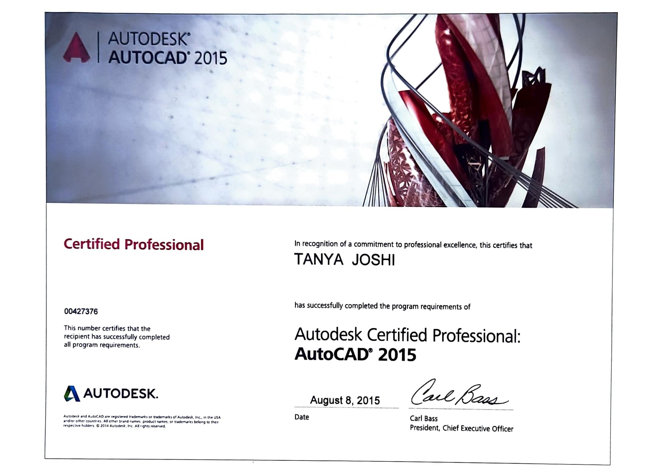 Certificates – Tanya Joshi