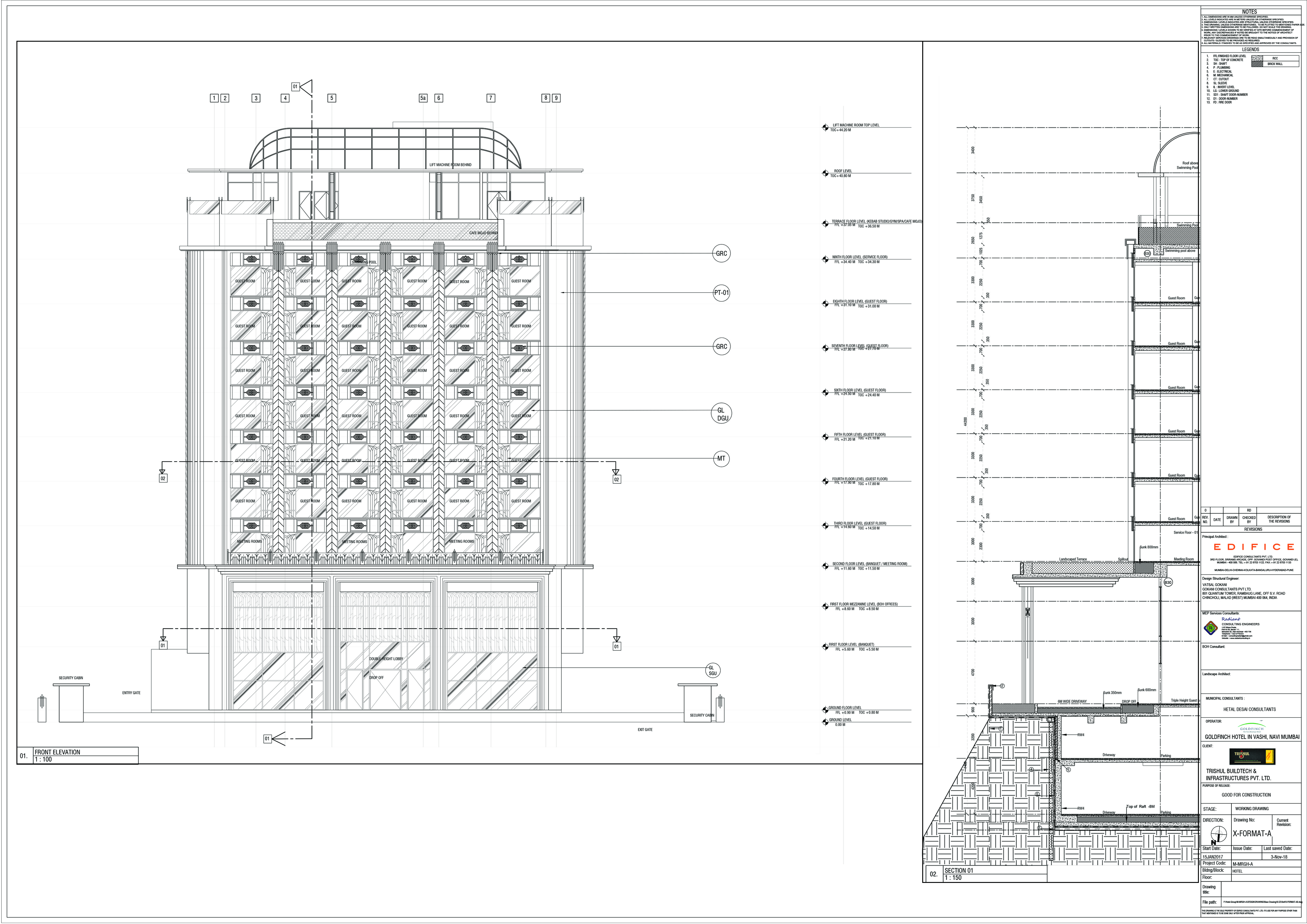 Hospitality : Working Drawings – Tanya Joshi — Graduate Architect ...